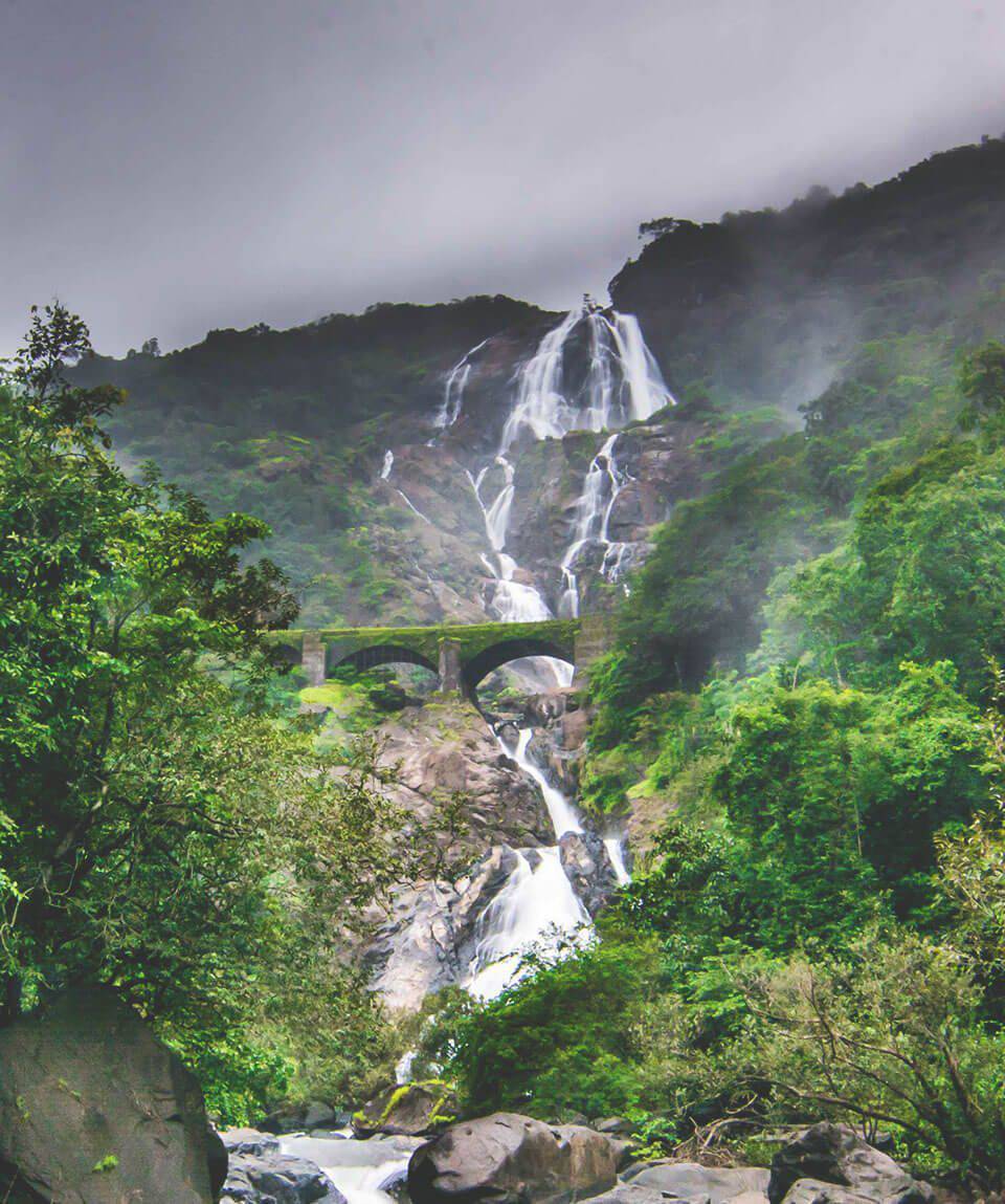 Dudhsagar Waterfalls, Trek, Location & Best Time to Visit