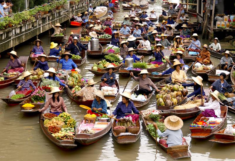 Floating Markets Thailand, Travel Guide, Attractions, Things to do, Photos