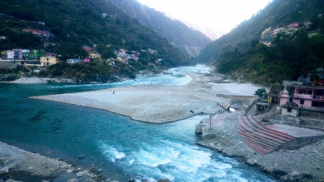 Karnaprayag Sangam - Confluence of river Alaknanda & Pindar